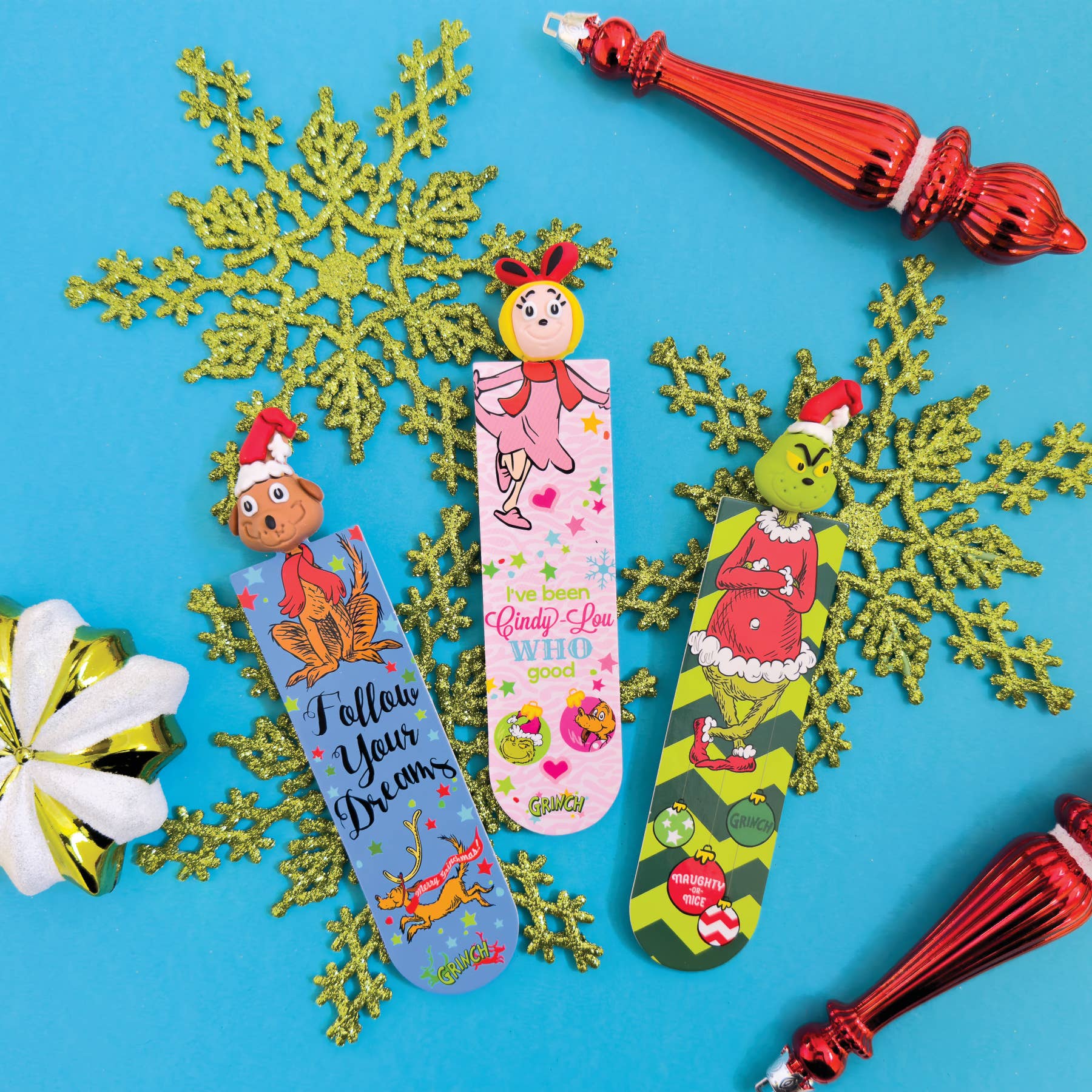 GRINCH 3D BOOKMARK – Moo-Cow Designs
