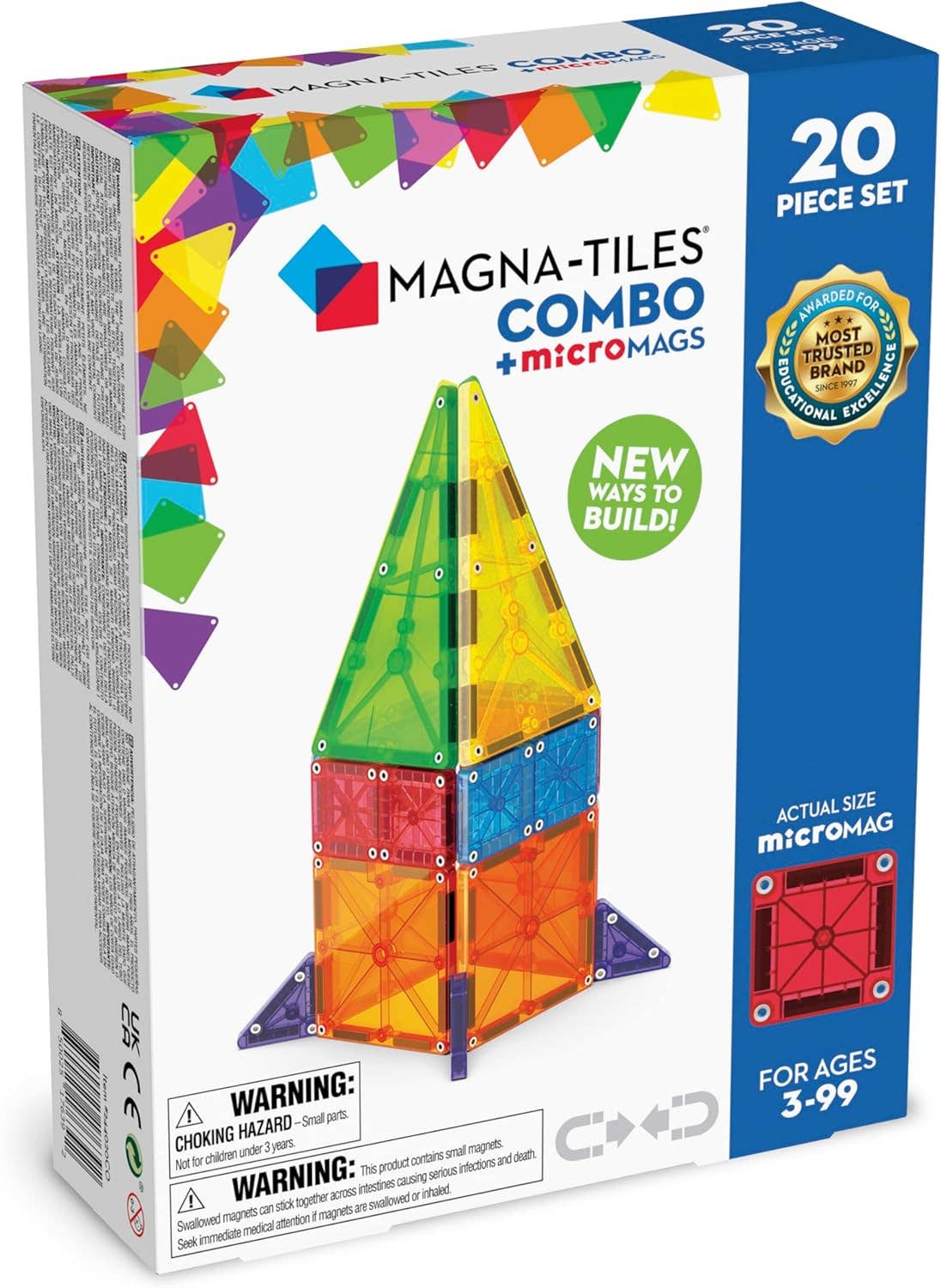 Magna-Tiles Combo 20-Piece Set – Moo-Cow Designs