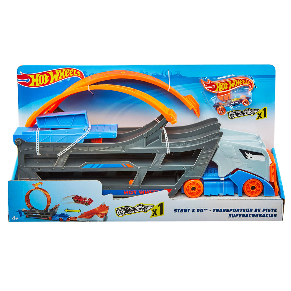 Hot Wheels Stunt N Go Transporter Track Playset – Moo-Cow Designs